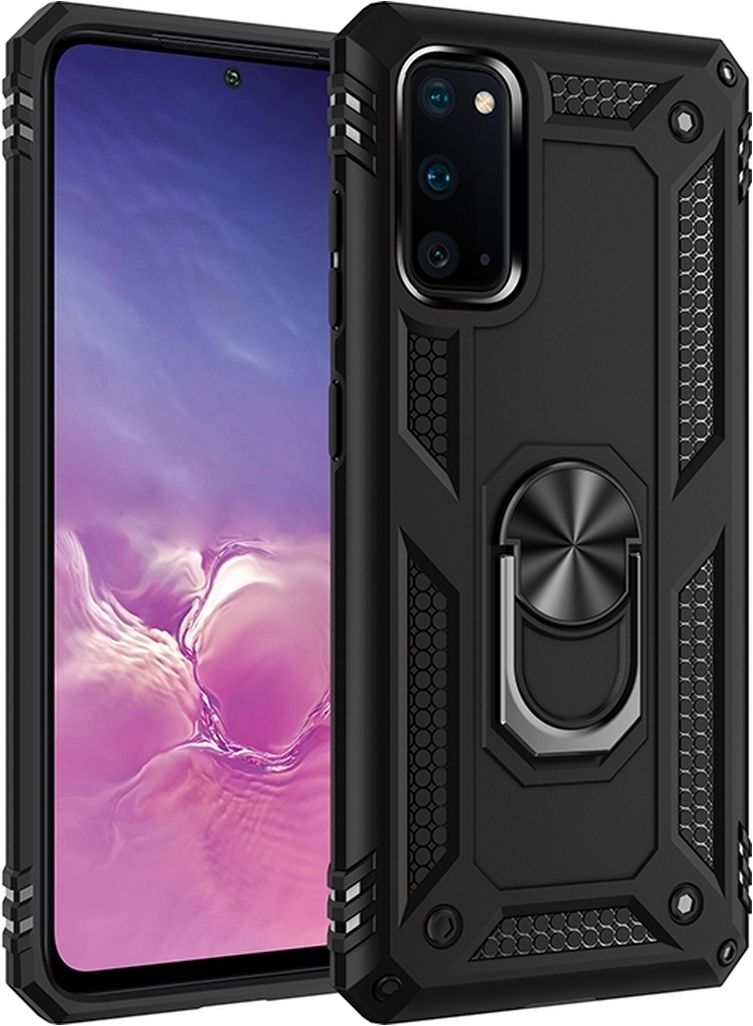 Mobigear Armor Ring Samsung Galaxy S20 Hülle Hardcase Backcover Stoßfest mit Ringhalter ...