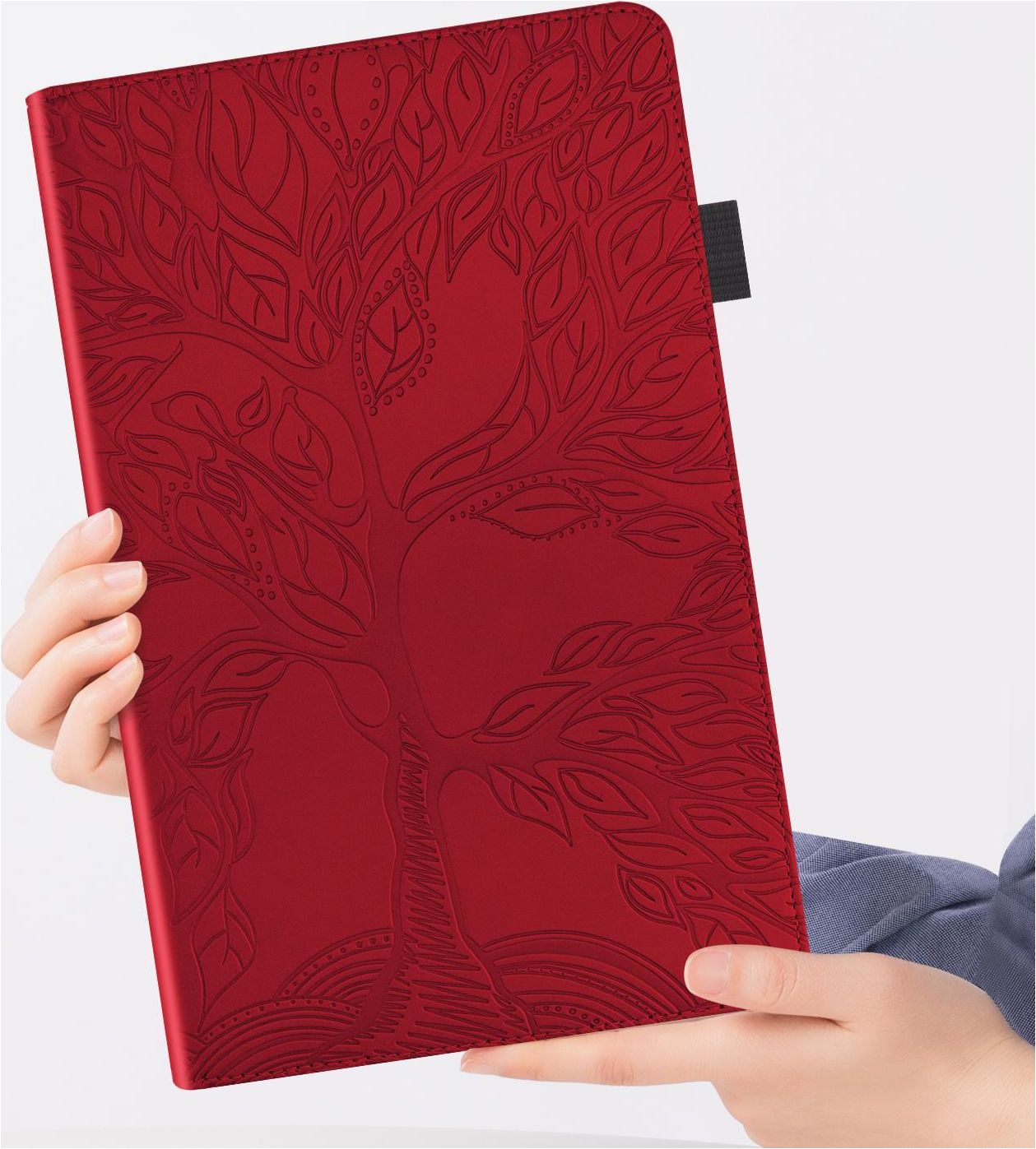 Mobigear Tree Samsung Galaxy Tab S11 Ultra Hülle + Stifthalter - Rot 11 ...