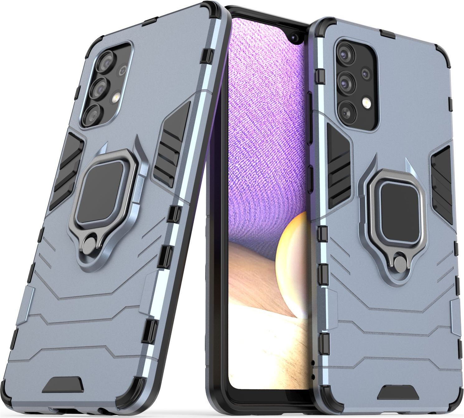 Mobigear Armor Ring Samsung Galaxy A32 4G Hülle Hardcase Backcover ...