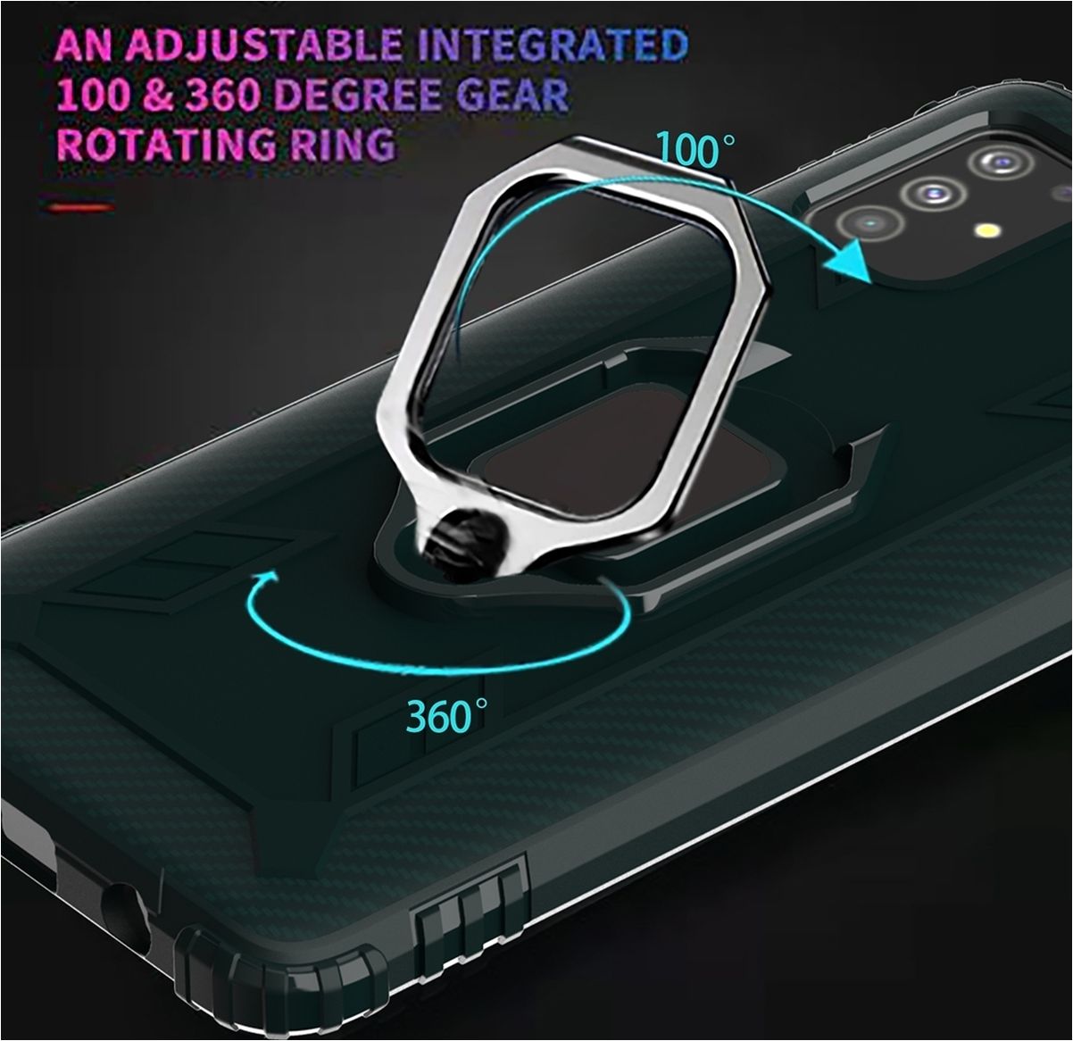 Mobigear Armor Ring Samsung Galaxy A21s Hülle Hardcase Backcover ...