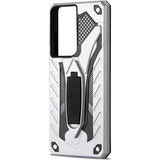 Mobigear Armor Stand Samsung Galaxy S21 Ultra Hülle Hardcase Backcover ...