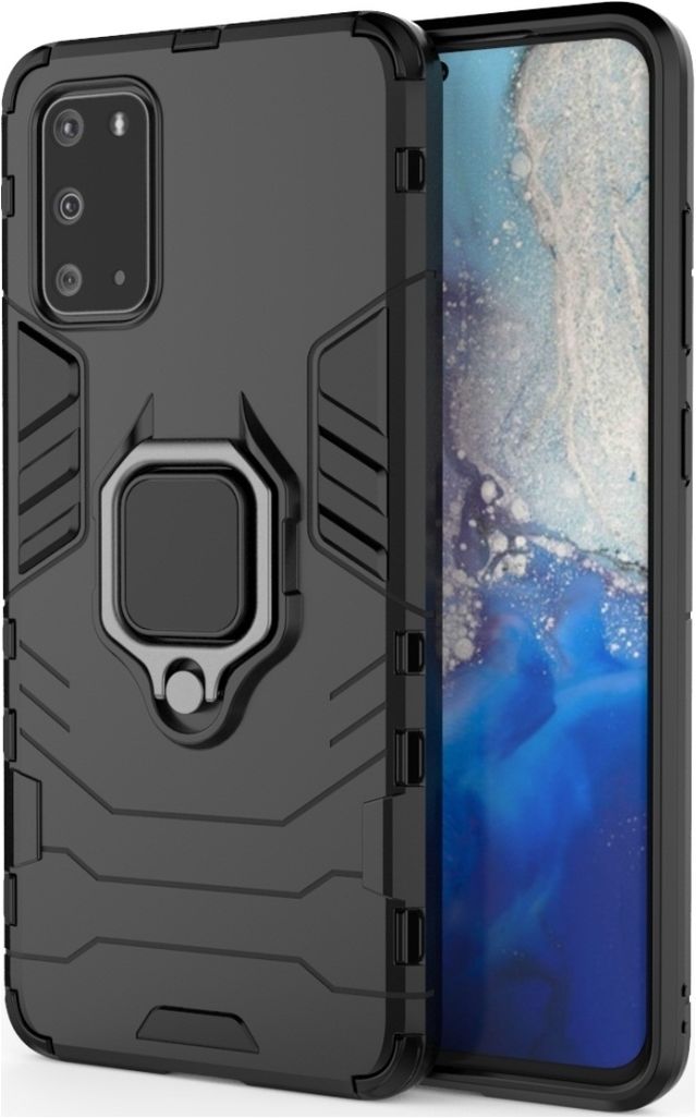 Mobigear Armor Ring Samsung Galaxy S20 Plus Hülle Hardcase Backcover Stoßfest mit Ringhalter ...
