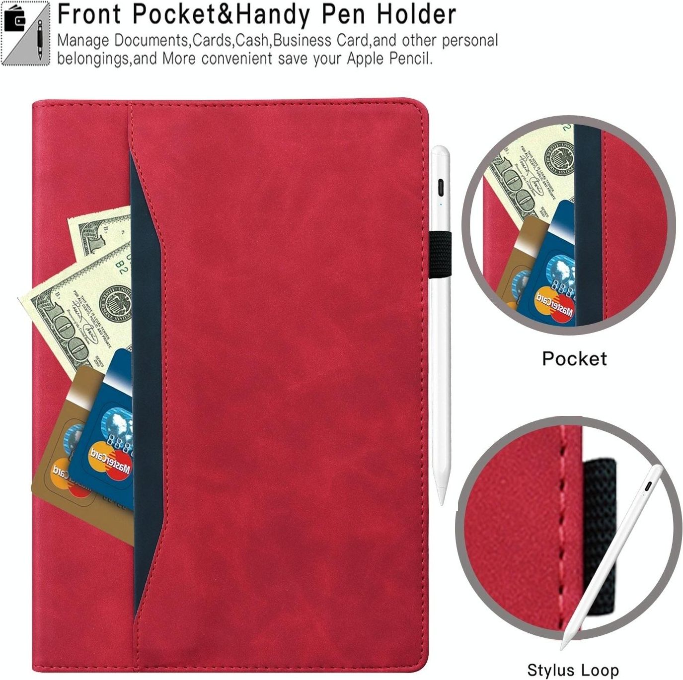 Mobigear Folio Samsung Galaxy Tab S10 Ultra Hülle - Rot 11-8988917 ...